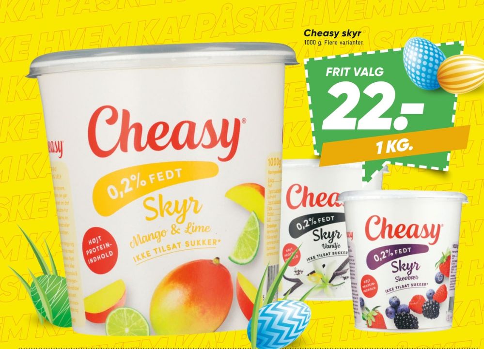 Tilbud på cheasy skyr i tilbudsaviser på Tilbudsugen.dk - sammenlign ...