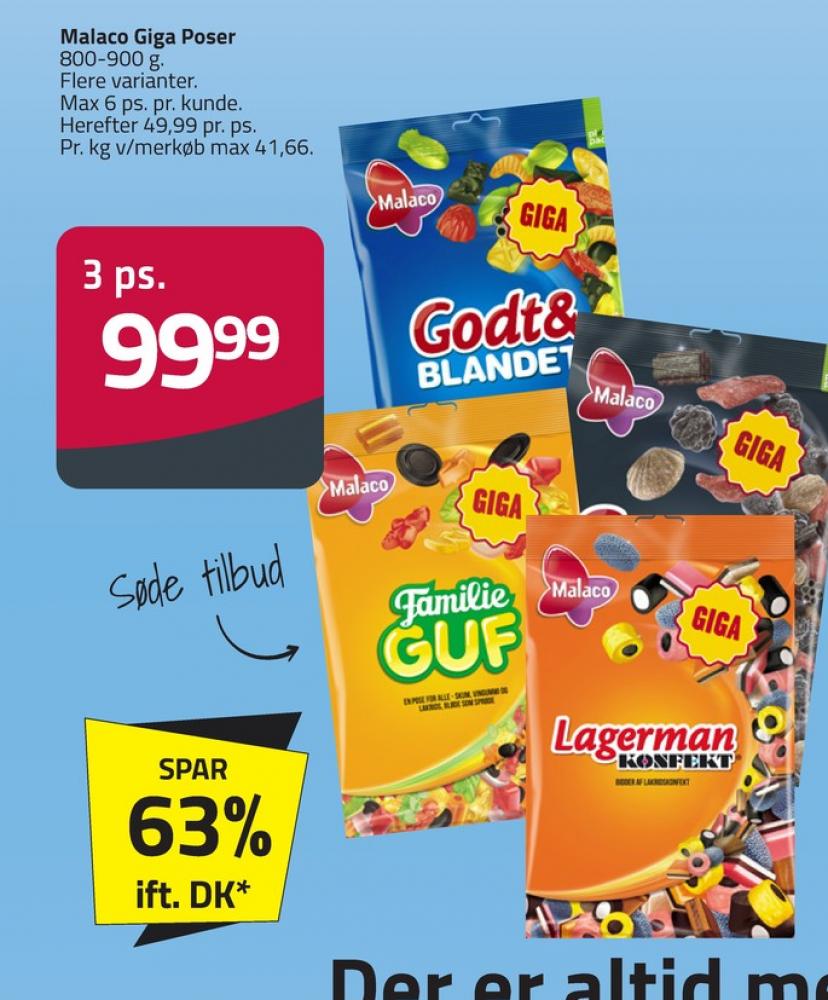 Tilbud på lakridskonfekt i tilbudsaviser på Tilbudsugen.dk - sammenlign ...