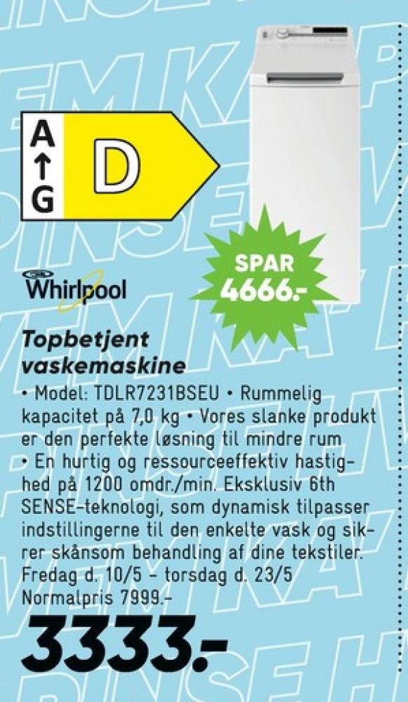 Tilbud på Whirlpool i tilbudsaviser på Tilbudsugen.dk - sammenlign ...