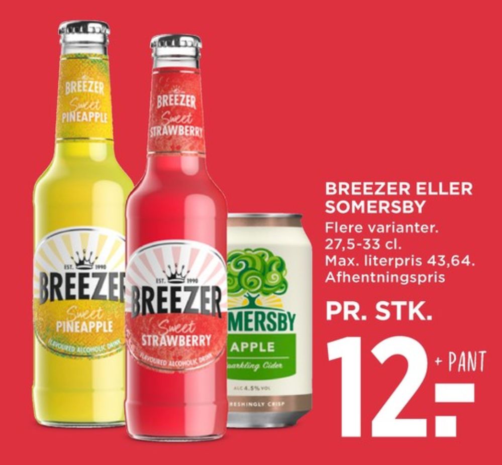 Tilbud på breezer i tilbudsaviser på Tilbudsugen.dk - sammenlign tilbud ...