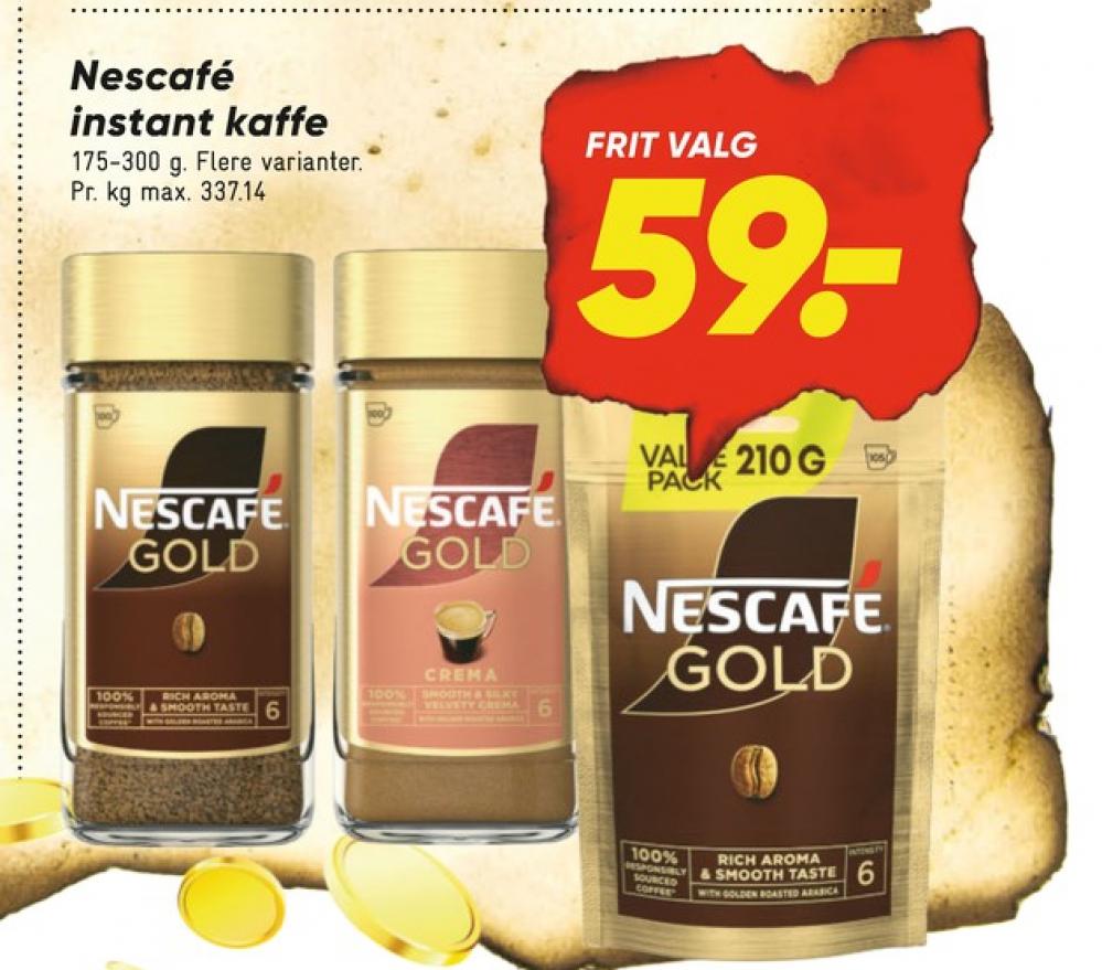 Tilbud på nescafe i tilbudsaviser på Tilbudsugen.dk - sammenlign tilbud ...