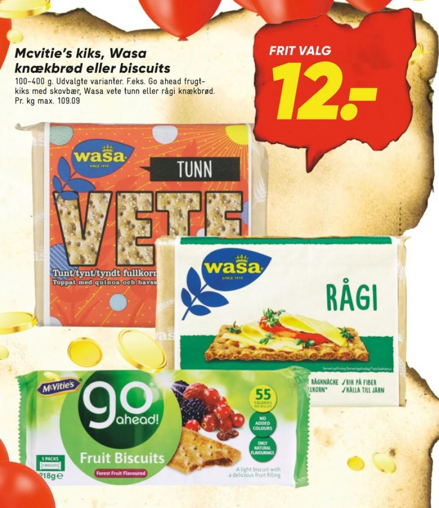 Tilbud på knækbrød i tilbudsaviser på Tilbudsugen.dk - sammenlign ...