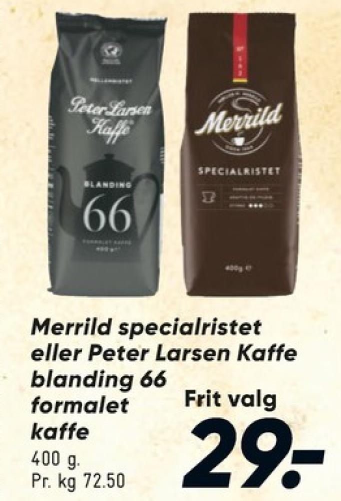 Tilbud på merrild kaffe i tilbudsaviser på Tilbudsugen.dk - sammenlign ...