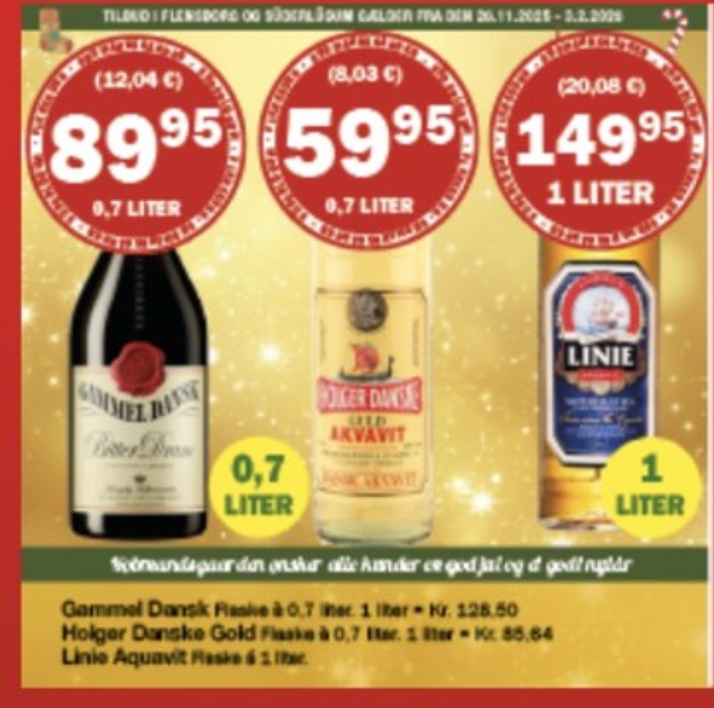 Tilbud på linie aquavit i tilbudsaviser på Tilbudsugen.dk - sammenlign ...