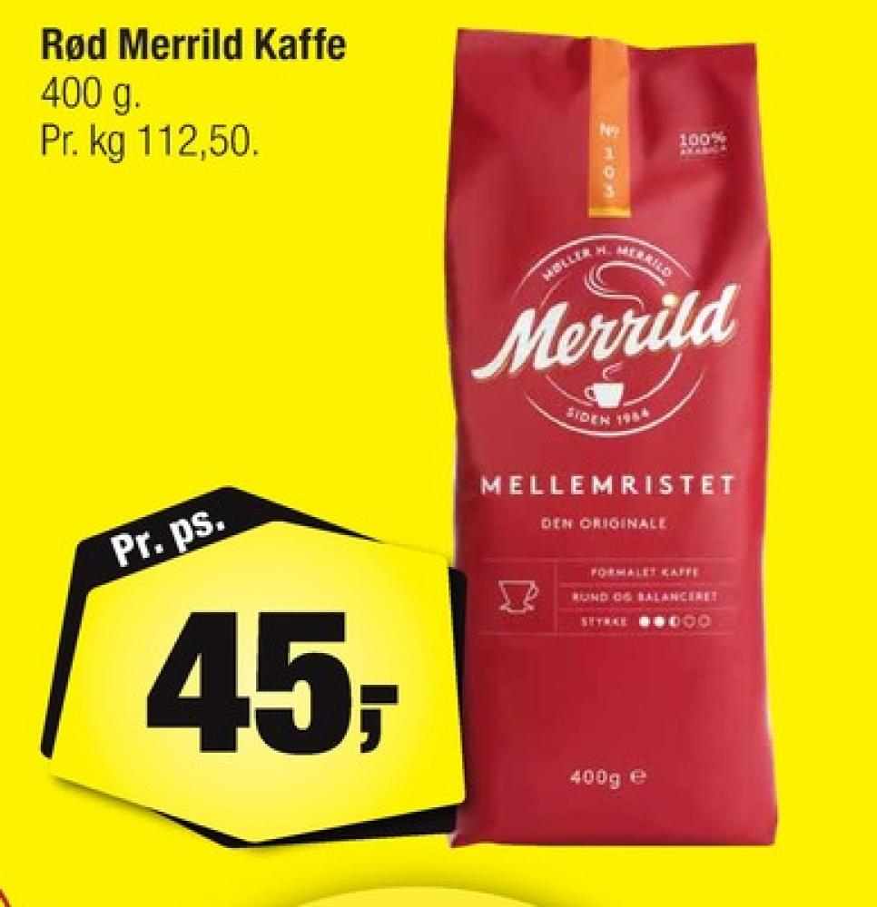 Tilbud på merrild kaffe i tilbudsaviser på Tilbudsugen.dk - sammenlign ...