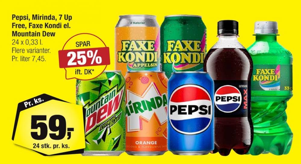 Pepsi Max, Cola 24 pk.