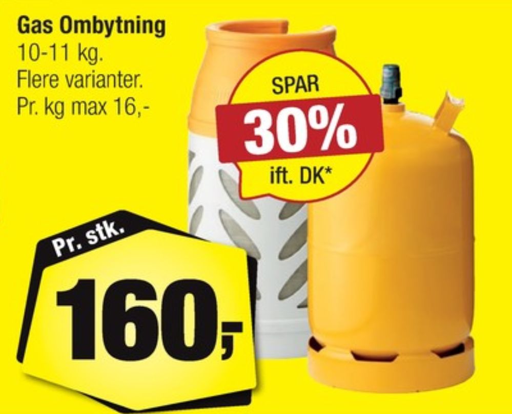 Tilbud på gasflaske i tilbudsaviser på Tilbudsugen.dk - sammenlign ...
