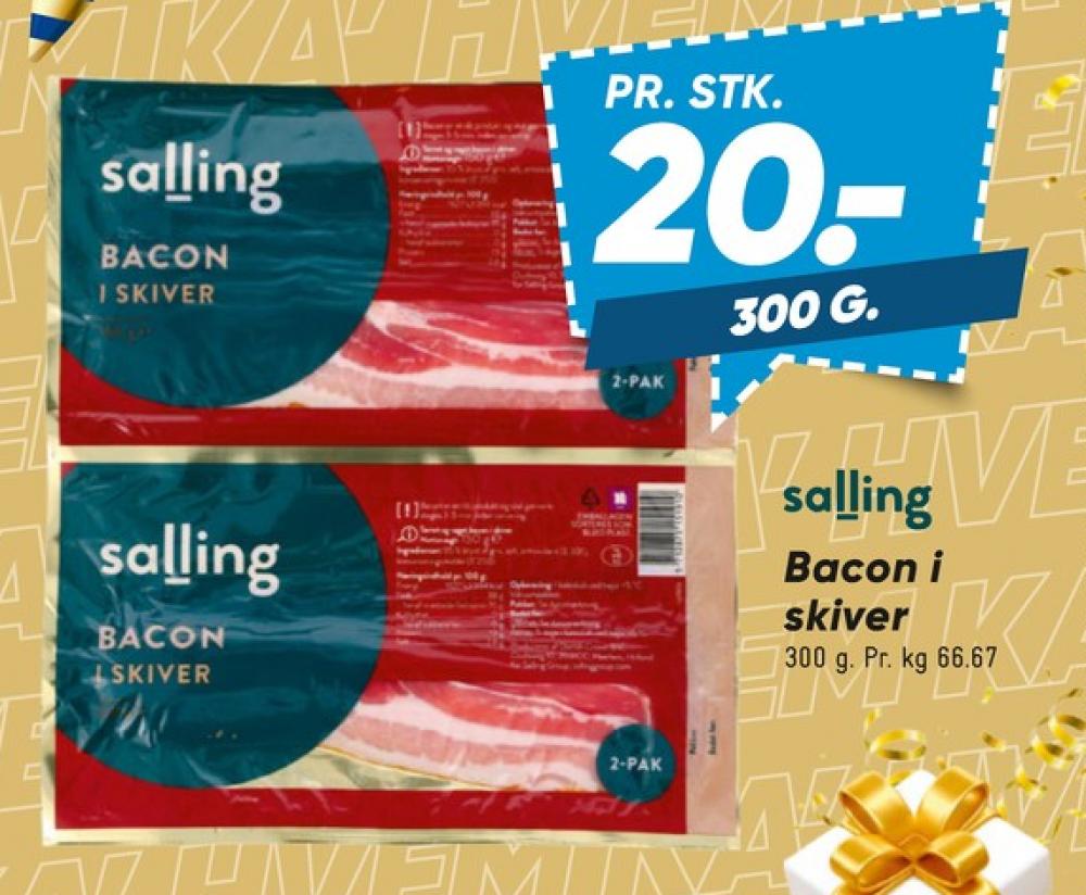 Tilbud på bacon i tilbudsaviser på Tilbudsugen.dk - sammenlign tilbud ...