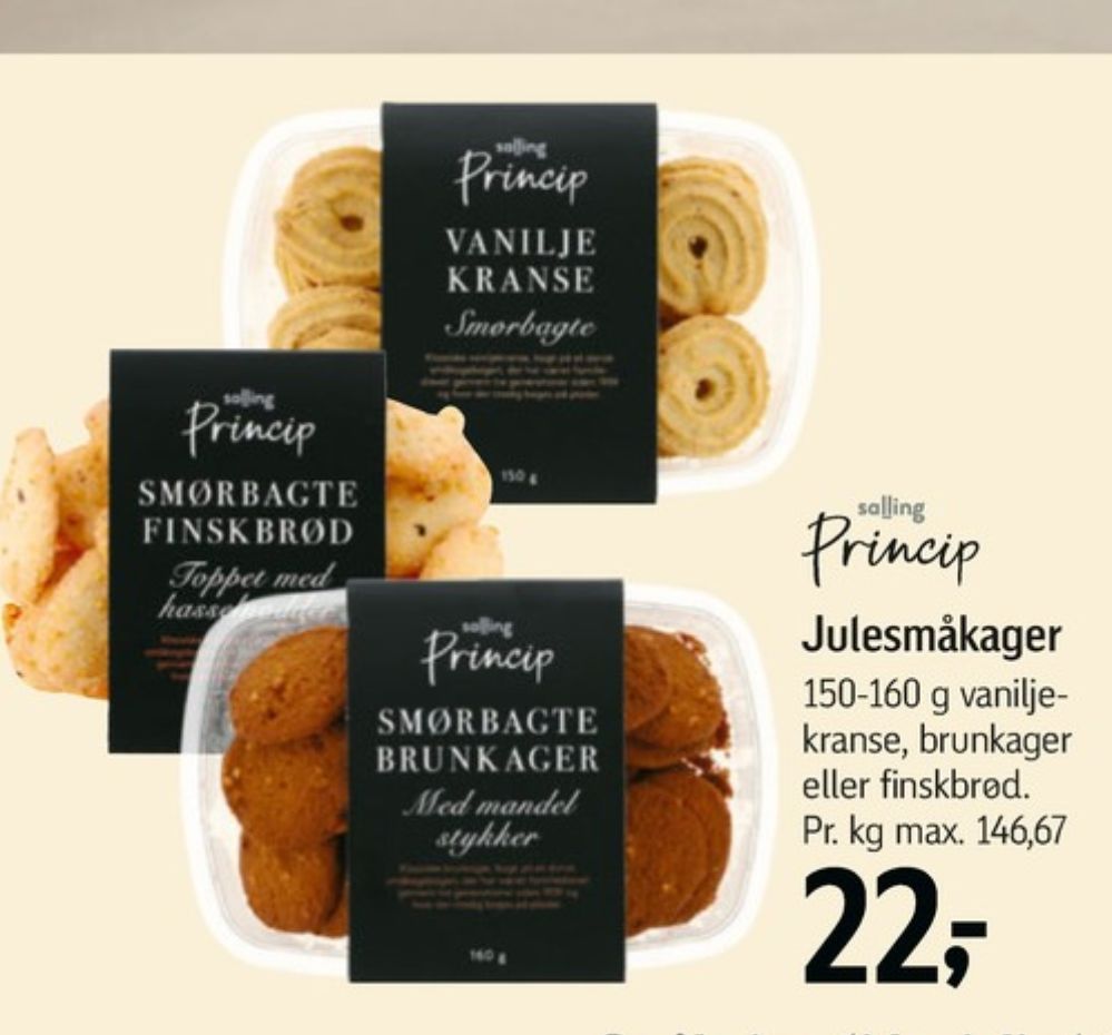 Salling Princip, Vaniljekranse