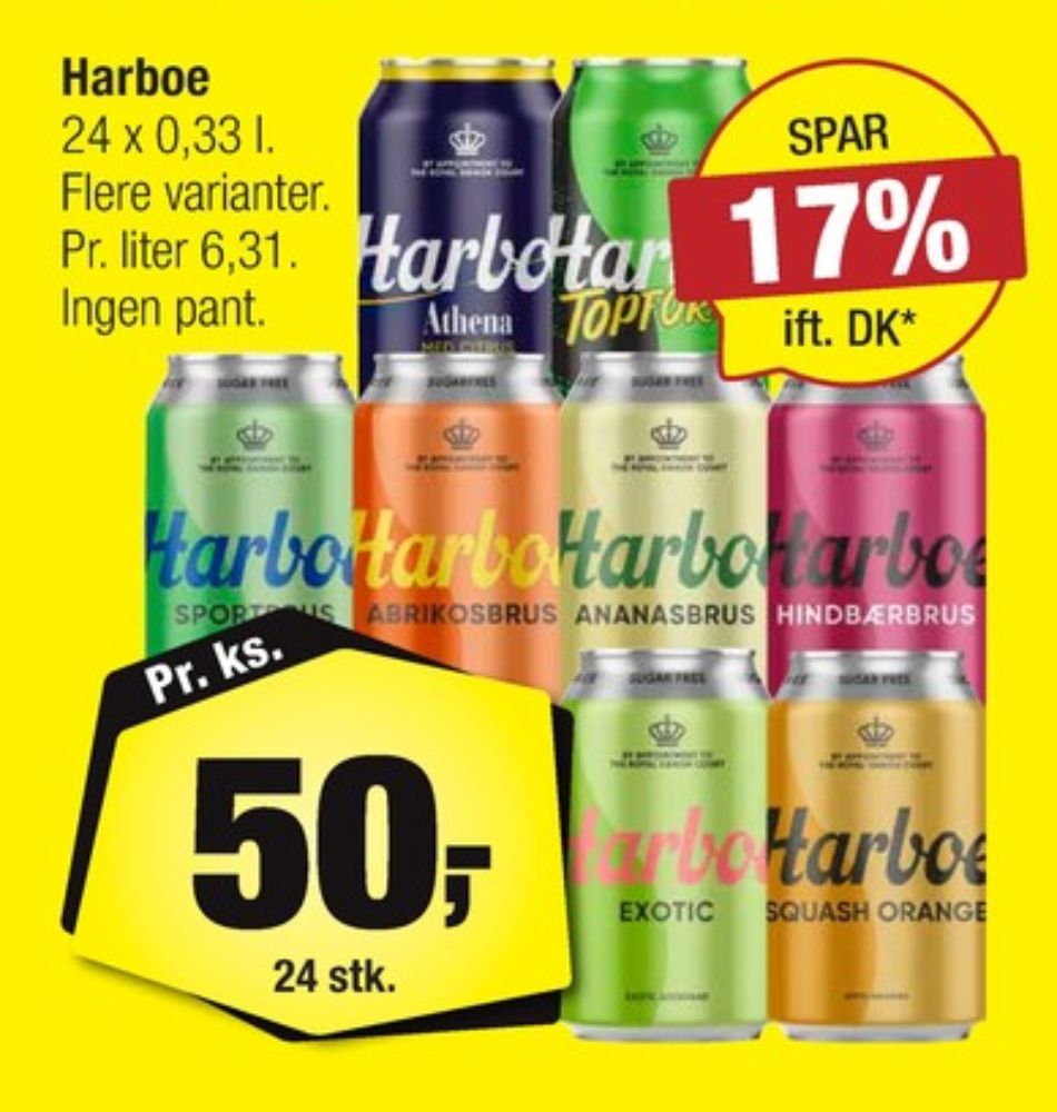 Harboe Topform, Sportssodavand 24 pk.